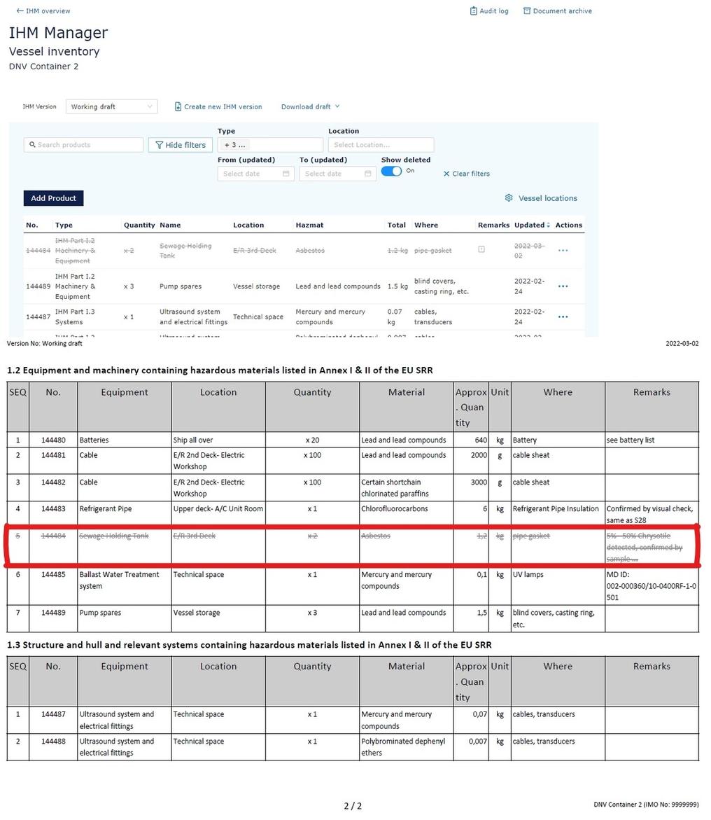 IHM Manager (IHMM) | Veracity by DNV