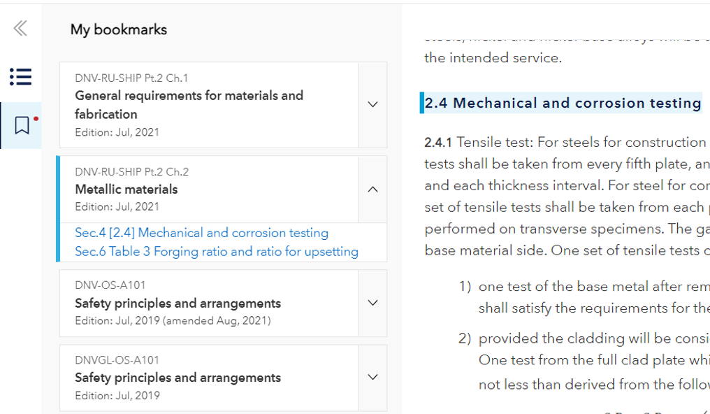 Rules and Standards Explorer | Veracity by DNV