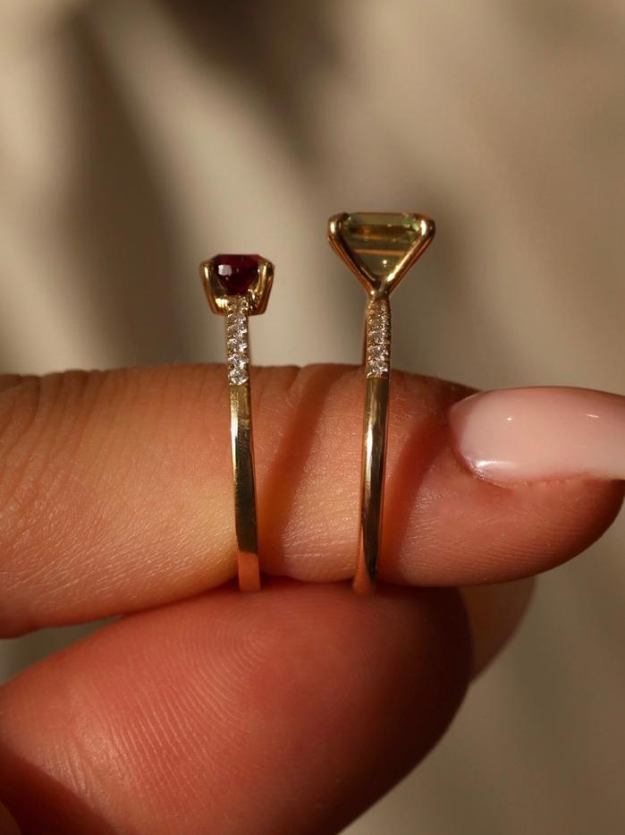 Pros & Cons of High Set vs. Low Set Rings | Nangi Fine Jewelry