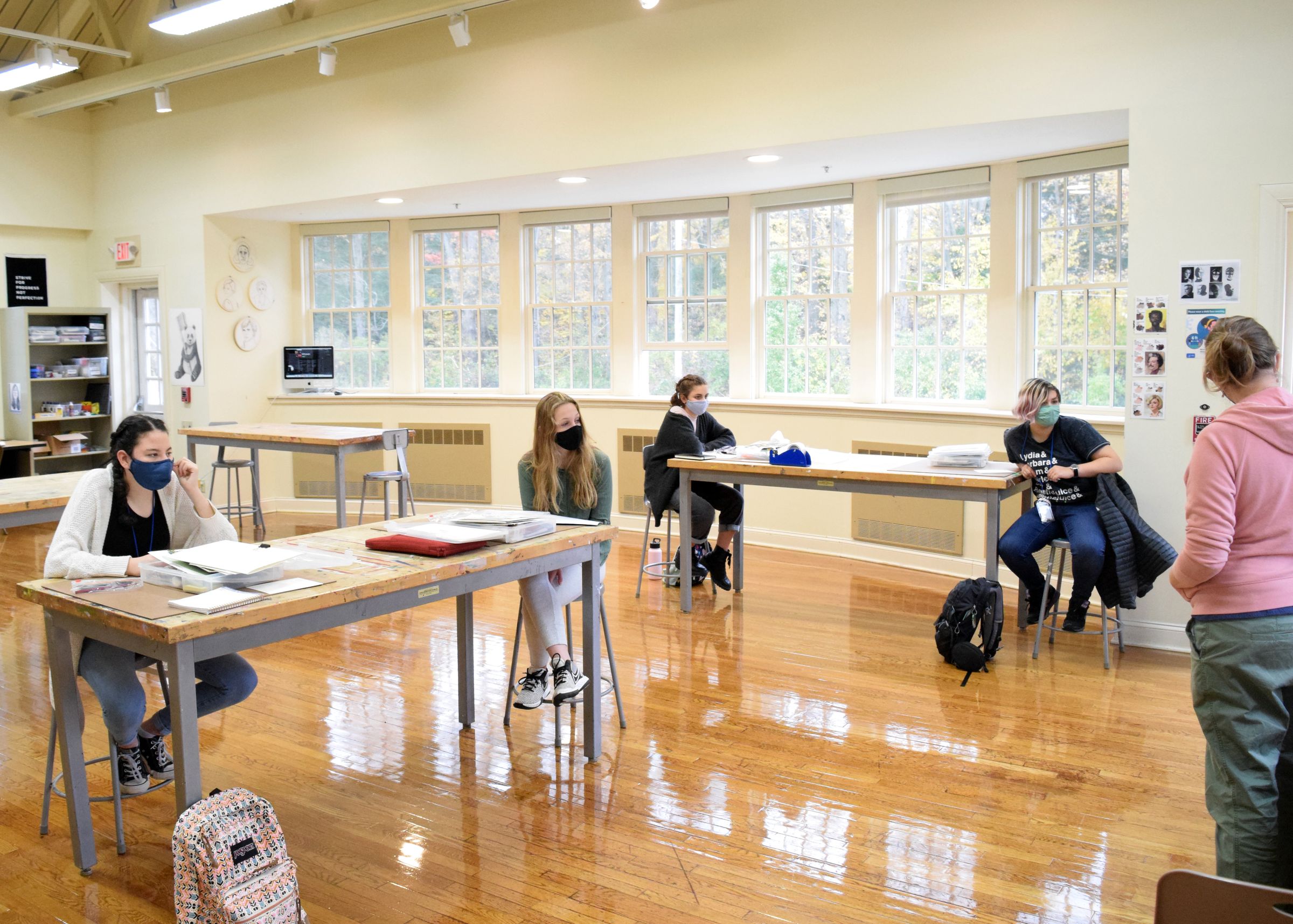 Students finish first week of on-campus classes | Miss Hall’s School