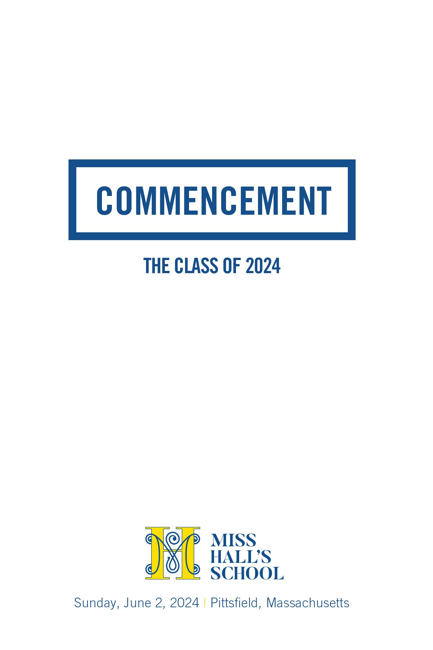 Commencement 2024 | Miss Hall’s School