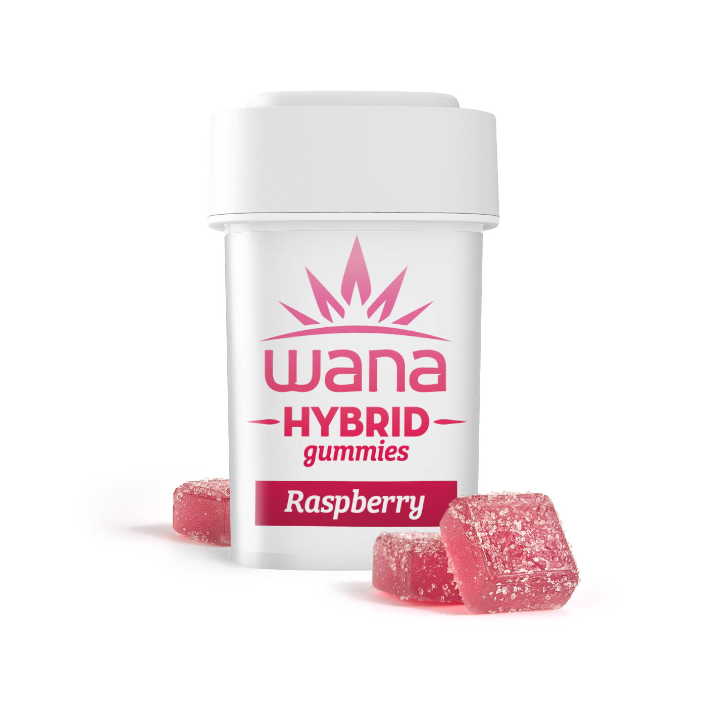 Raspberry Hybrid (Rec) | Classic Wana Gummies