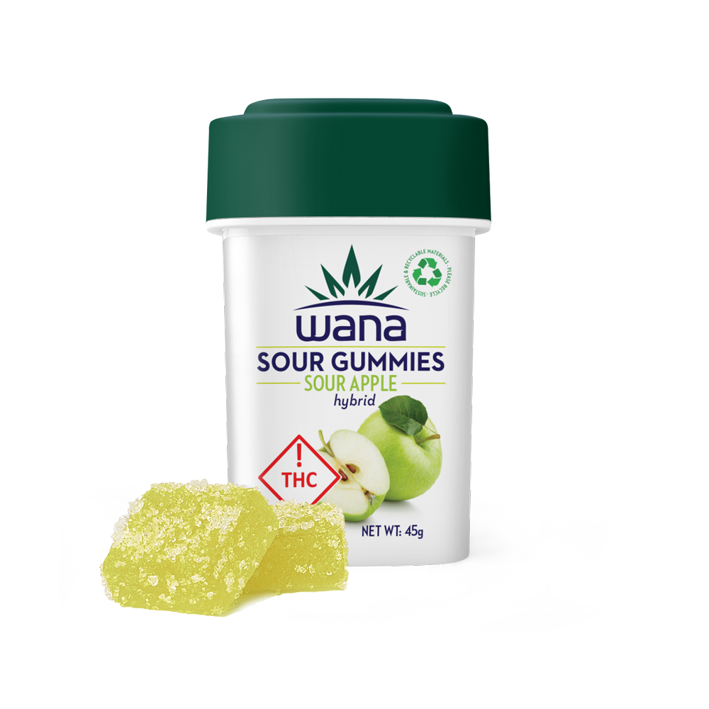 Sour Apple Hybrid (High-Dose Med) | Classic Wana Gummies