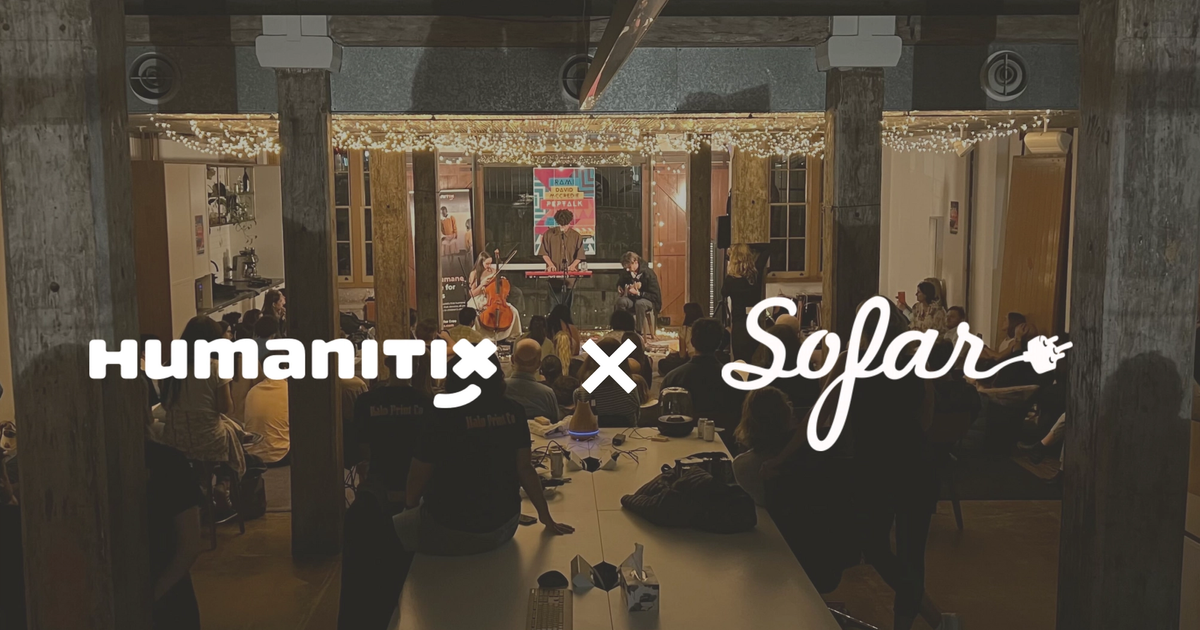 Our first event: Humanitix x Sofar Sounds | Humanitix Blog