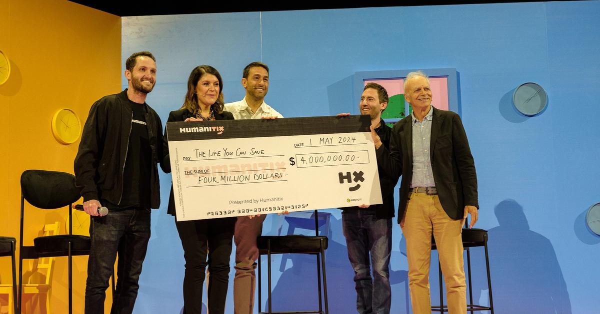 Our largest single donation - record $4 million to The Life You Can ...