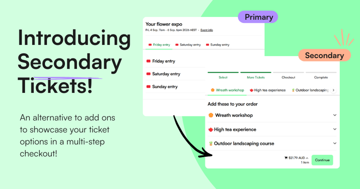 Stop overwhelming your attendees: Split your ticketing out for a ...