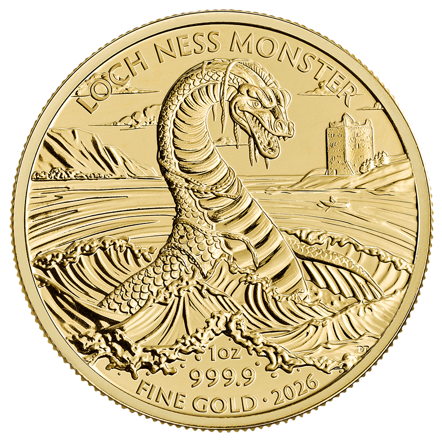 1 once Pièce d’Or – Légende Monstre du Loch Ness 2026 | GOLD AVENUE