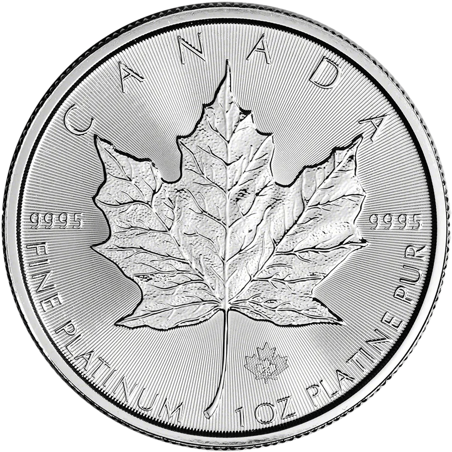 Découvrez 1 once Pièce de Platine - Maple Leaf Elizabeth II 2023 ...