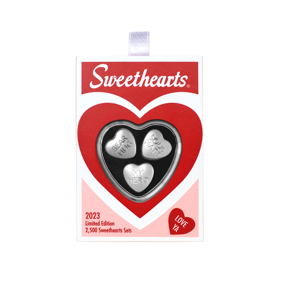 Silver Sweethearts Candy PAMP Suisse Limited Edition