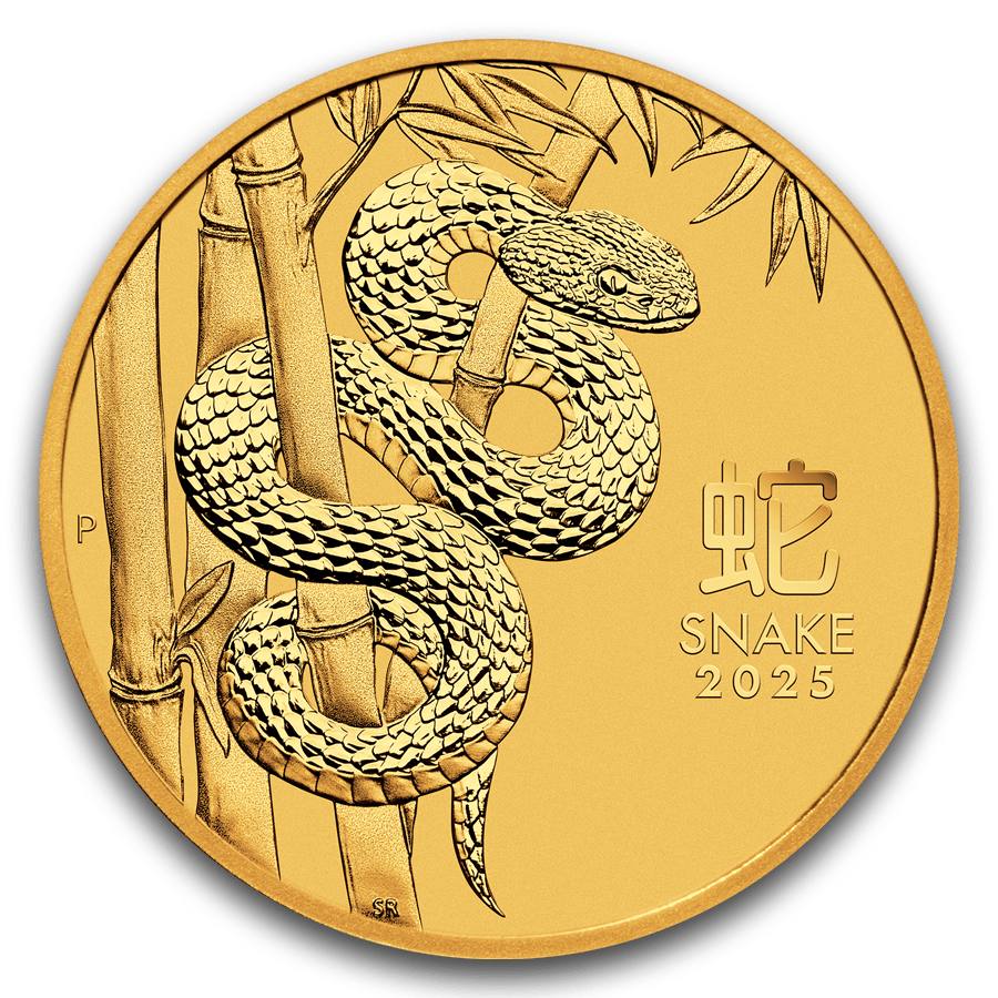 Commandez 2 onces Pièce d'Or - Australie Or Lunar Serpent 2025 (Série ...