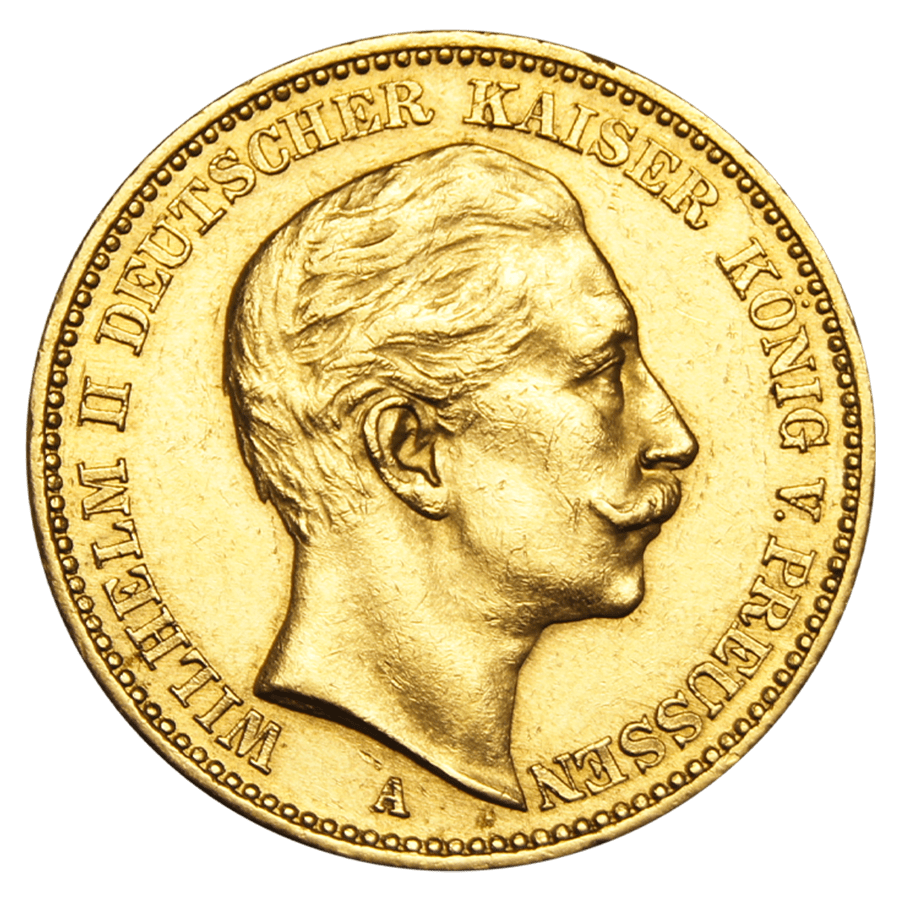 Buy 20 Mark Gold Coin - Wilhelm II von Preußen - Mixed Years - Trusted ...