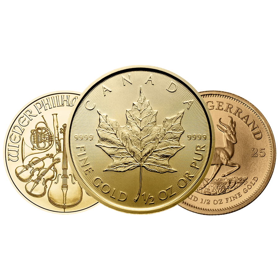 1/2 oz Gold Coin - Random Mint | GOLD AVENUE