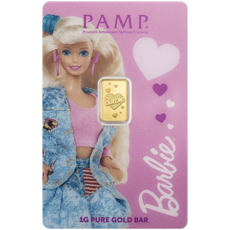 1 gramme Lingot d’Or – Barbie Saint-Valentin | GOLD AVENUE