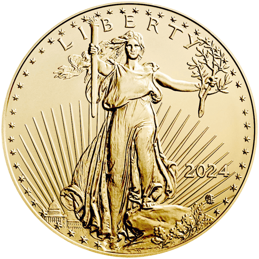 Invest in 1/4 ounce Gold Coin - American Eagle 2024 - Competitive Pricing