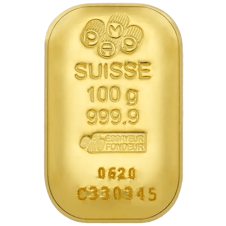 Buy 100 g Gold Bar Online - PAMP Suisse