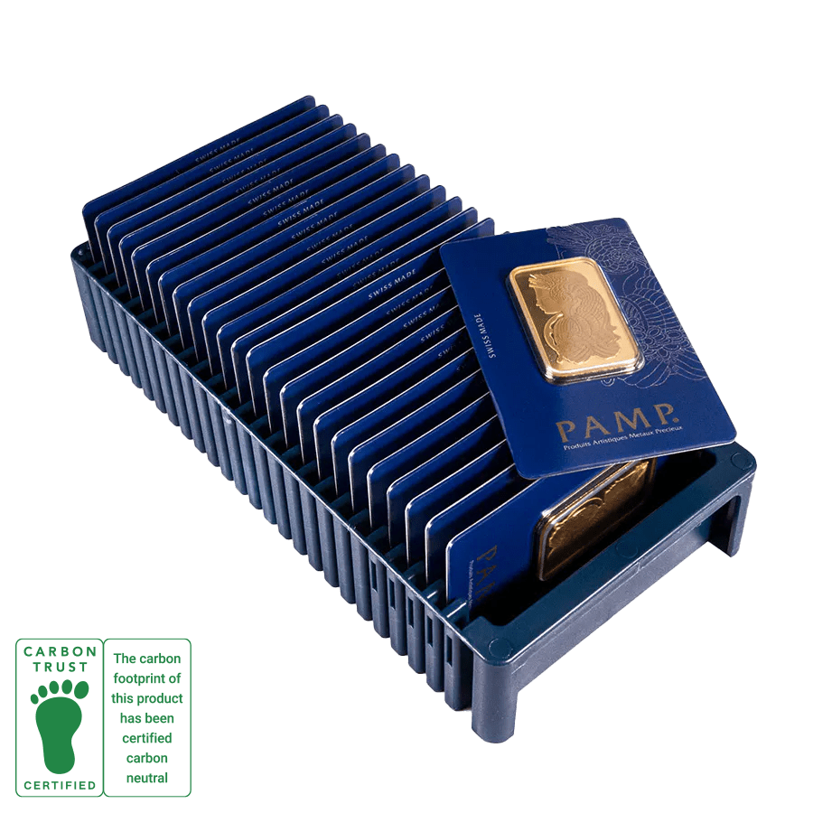 25 x 1 oz Lady Fortuna Monster Box Or 999.9 - Neutre en Carbone