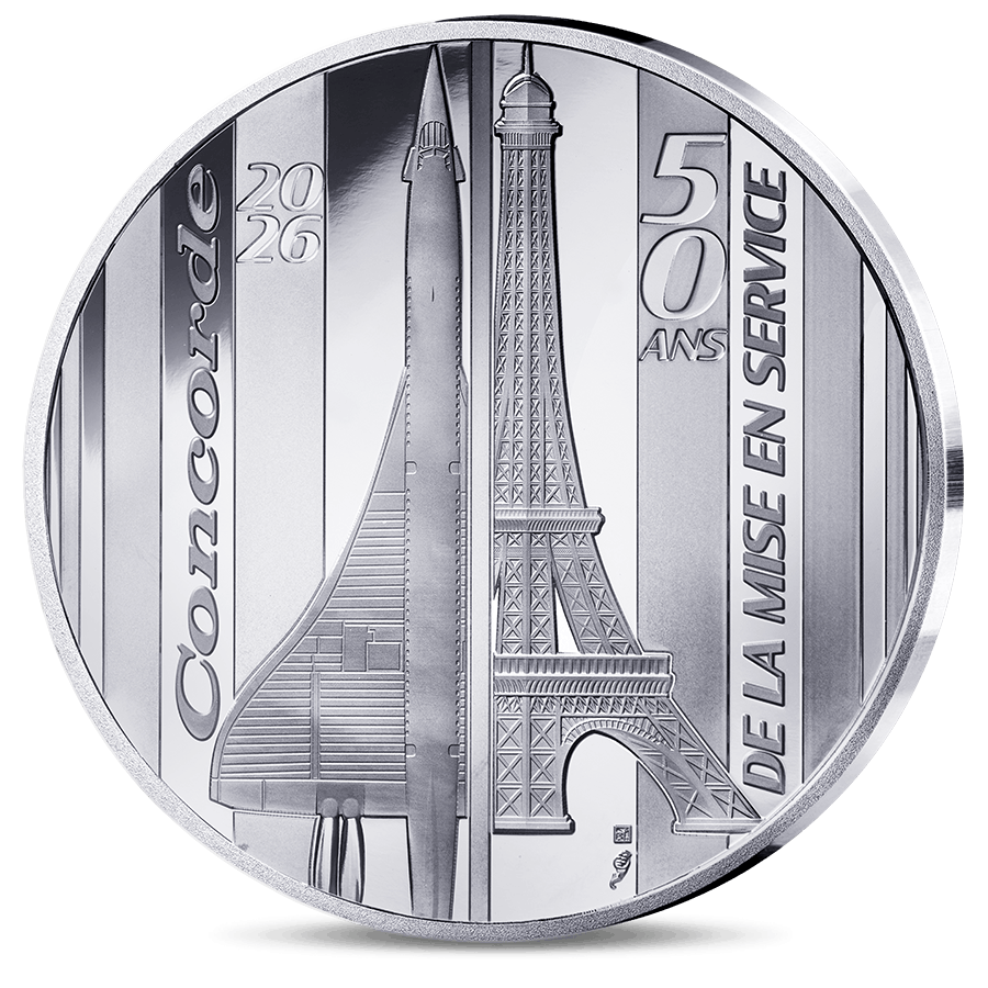 22.2g Silver Coin - Concorde 50th Anniversary | GOLD AVENUE
