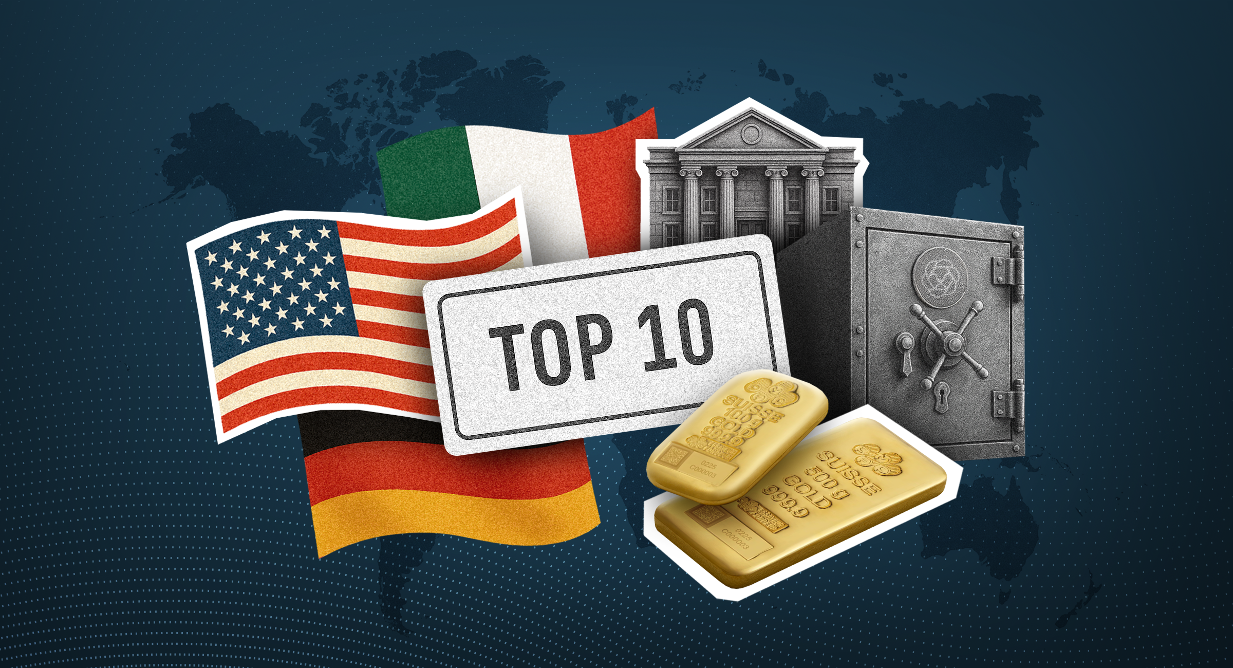 Die 10 Länder mit den größten Goldreserven 2025
