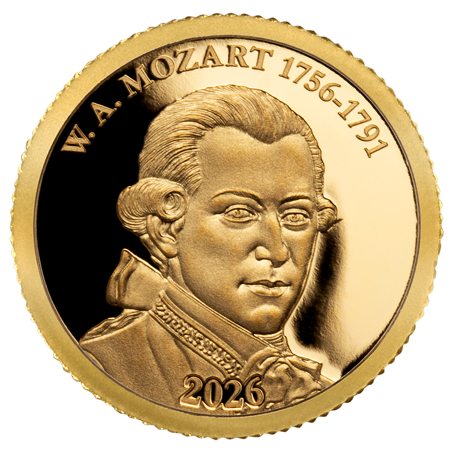 0.5 g Gold Coin – Mozart Tribute | GOLD AVENUE