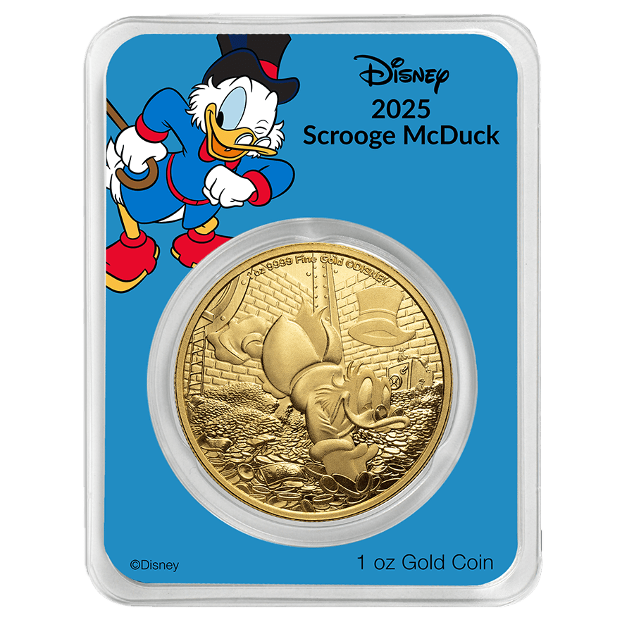 1 oz Gold Coin – Disney Scrooge McDuck 2025 | GOLD AVENUE