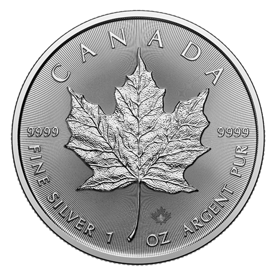 Buy 1 ounce Silver Coin - Canada Maple Leaf 2025 - Trusted Choice for ...