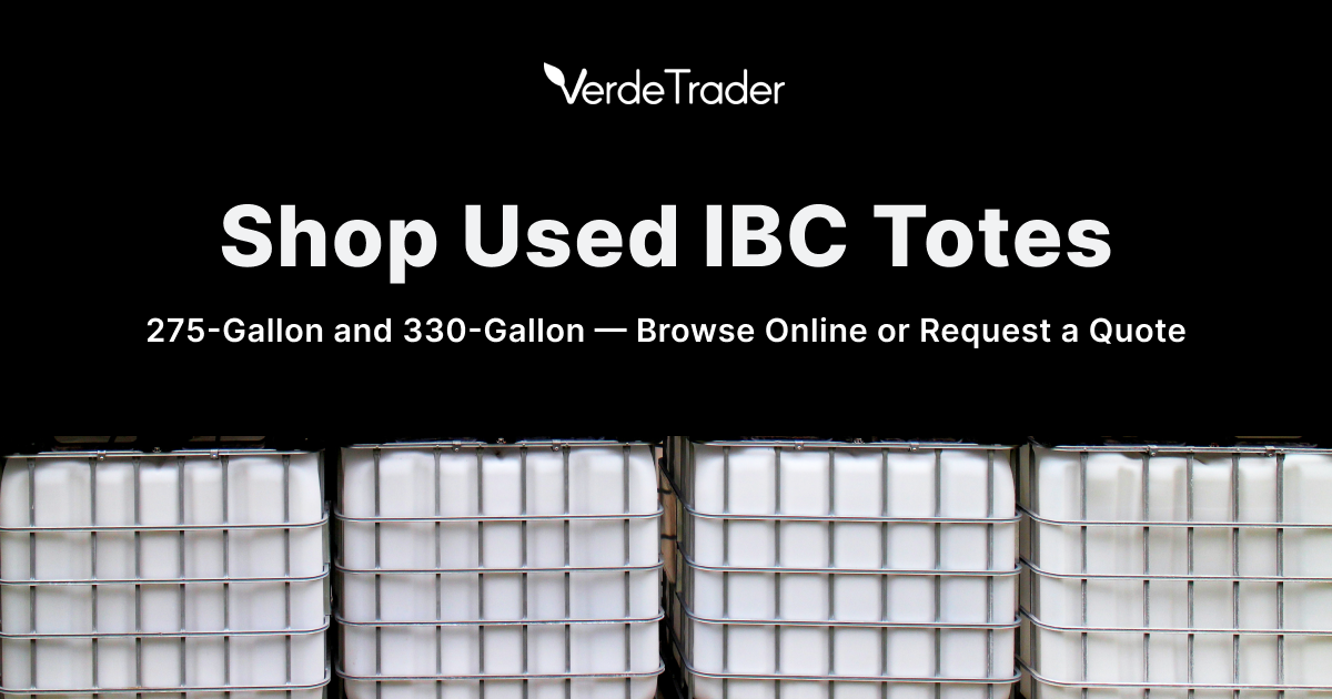 Used IBC Totes For Sale Nationwide: Bulk Discounts Ship Now