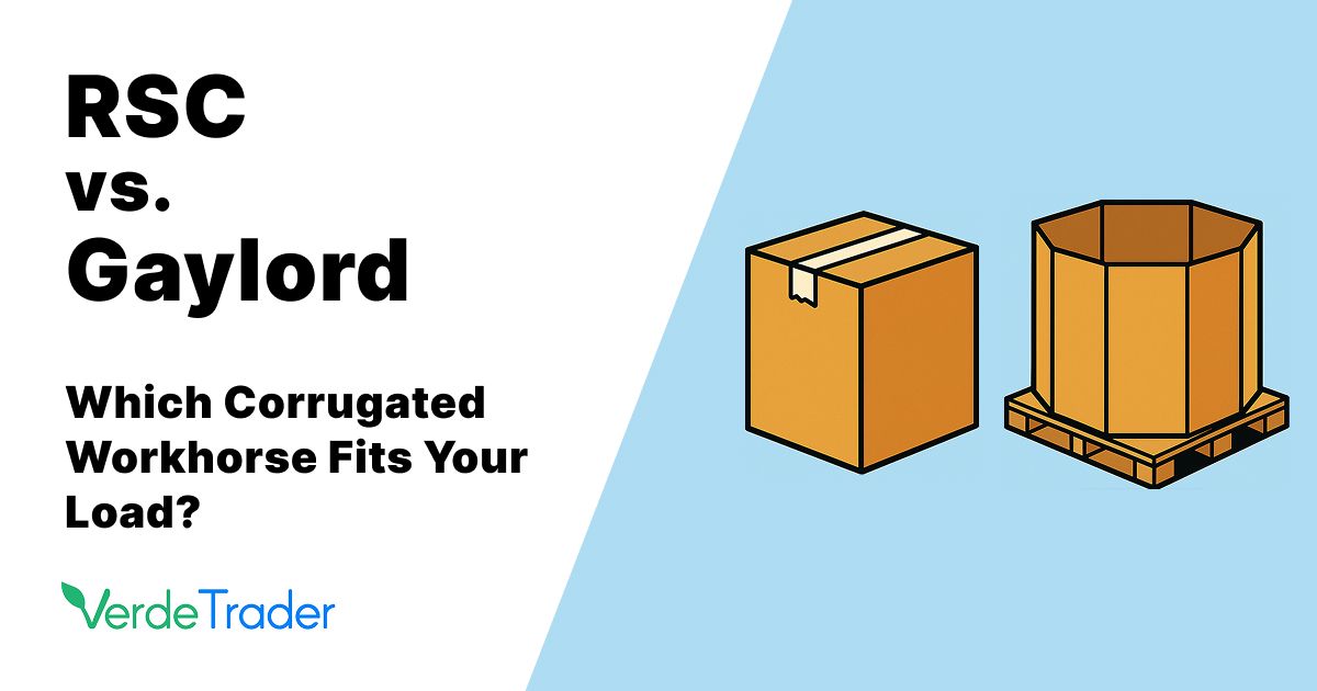 RSC vs. Gaylord: Which Box Type Fits Your Load?