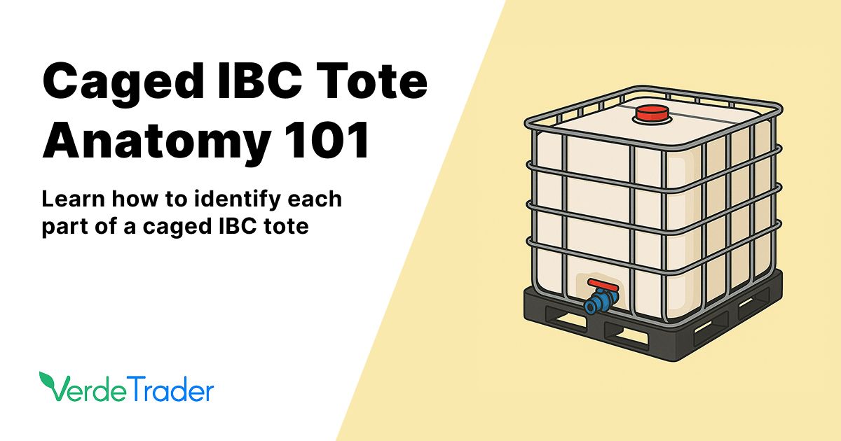 Caged IBC Tote Anatomy (2025) | Parts & Functions