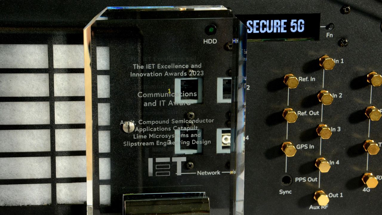 Lime Microsystems | The IET Honours the Secure 5G Platform with its ...