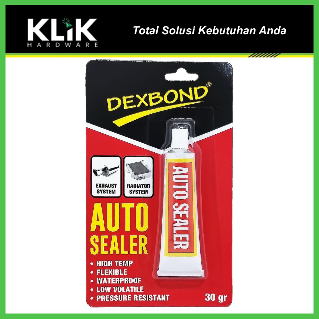 Dexbond Auto Sealer 30 gram - Lem Autosealer Hitam - KLiK Hardware