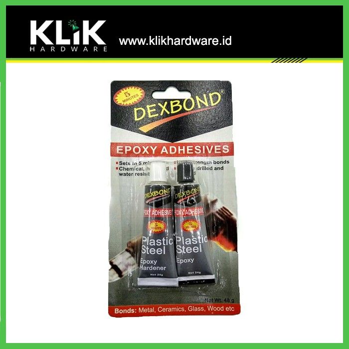 Dexbond Lem Besi Epoxy Plastik Steel 5 Menit 48 gram - KLiK Hardware