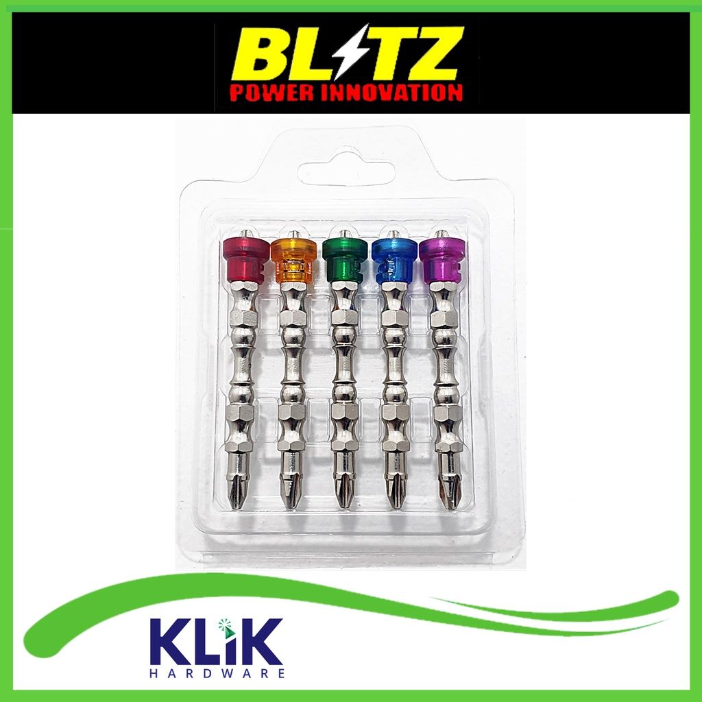 Blitz Mata Obeng Angin Limiter PH2 65 mm Magnet Screw Driver Bit S2 ...