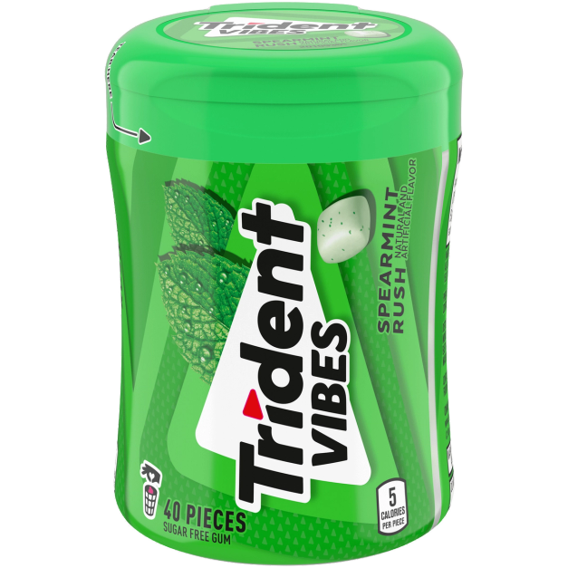 Trident Vibes Spearmint Rush (40 pieces) | Trident US