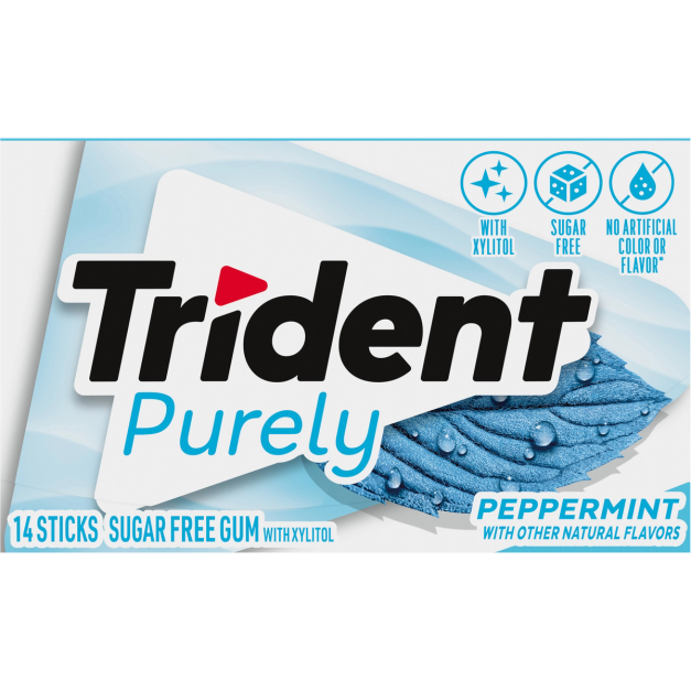 Trident Purely Peppermint (14 pieces) | Trident US