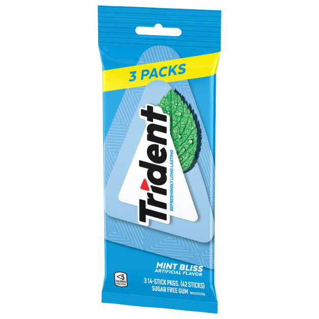 Trident Mint Bliss (3 packs - 14 pieces each) | Trident US