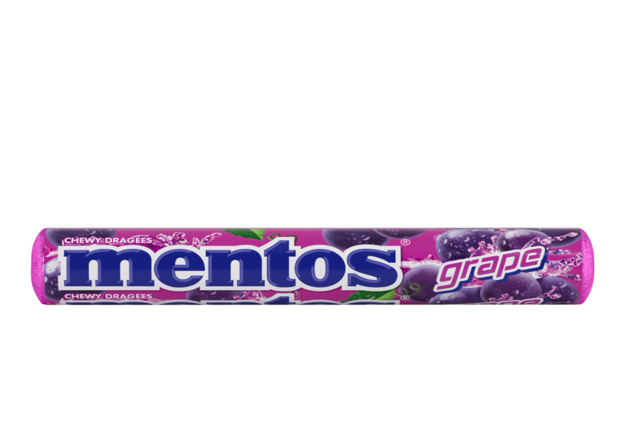 Mentos Grape Mix 14p Roll | Mentos South Africa