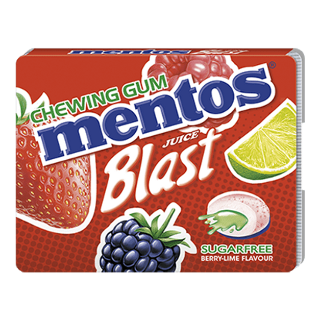 Mentos Juice Blast - Berry Lime flavour | Mentos South Africa