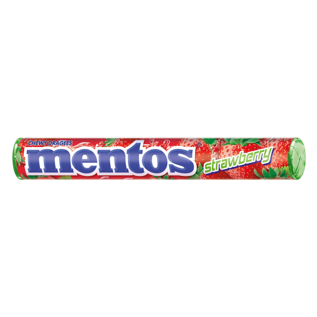 Mentos Strawberry 14p Roll | Mentos South Africa