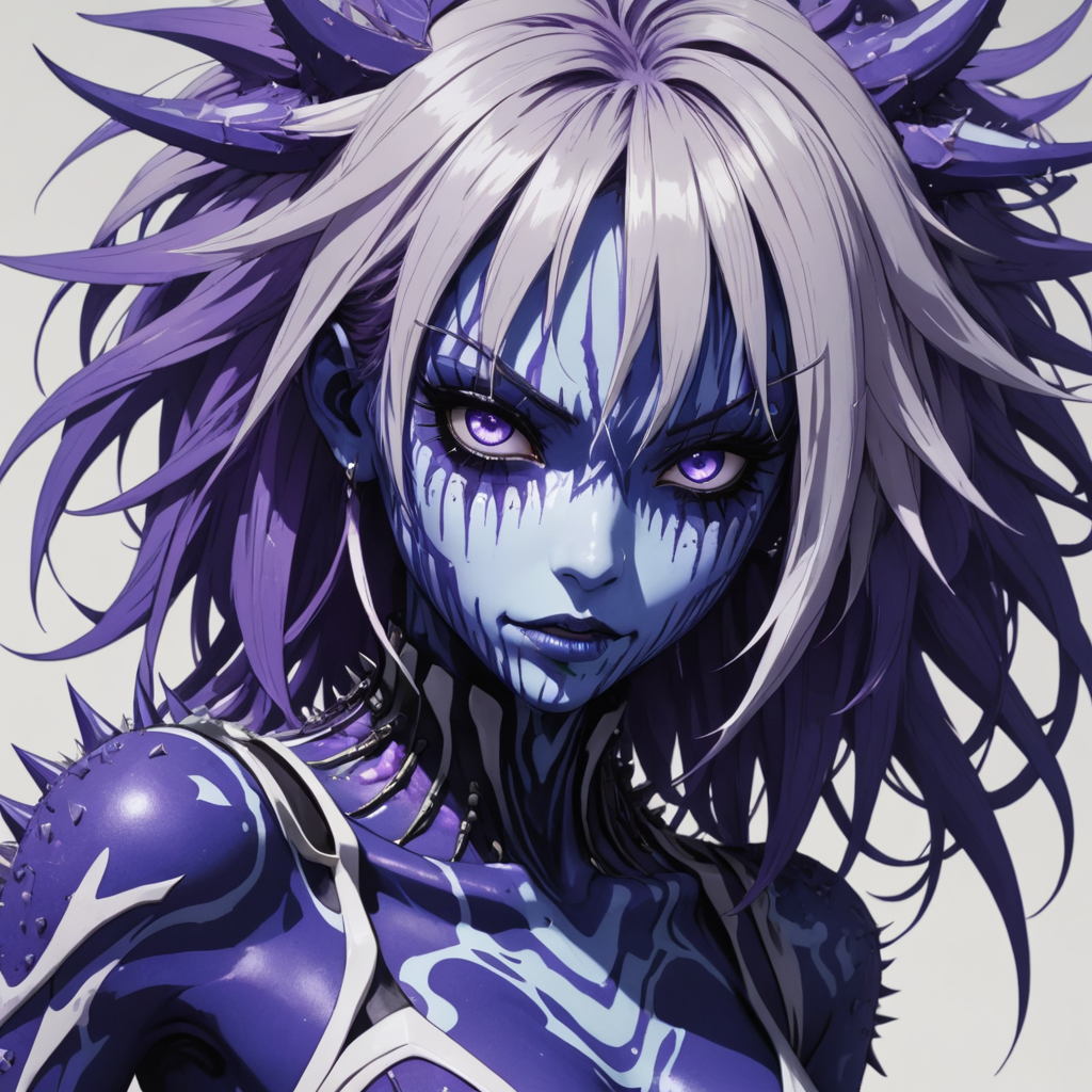 Death Crawler Anime Girl with - Gulf Picasso | بيكاسو الخليج