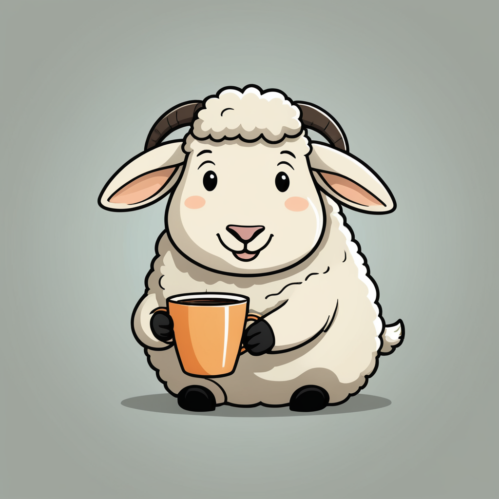 simple drawing of a sheep - Gulf Picasso | بيكاسو الخليج