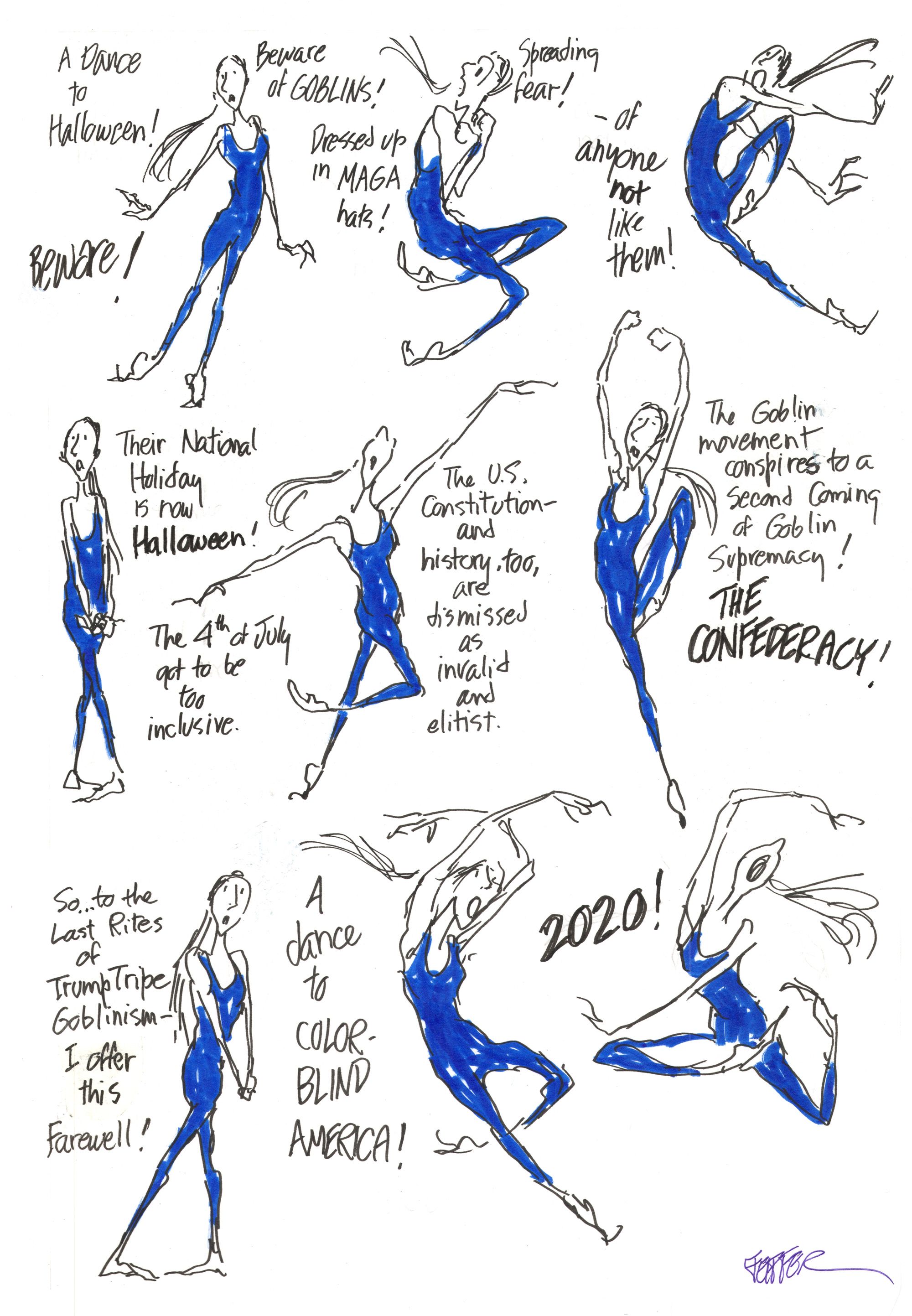 Jules Feiffer: A Dance for Trump-o-ween! - Tablet Magazine