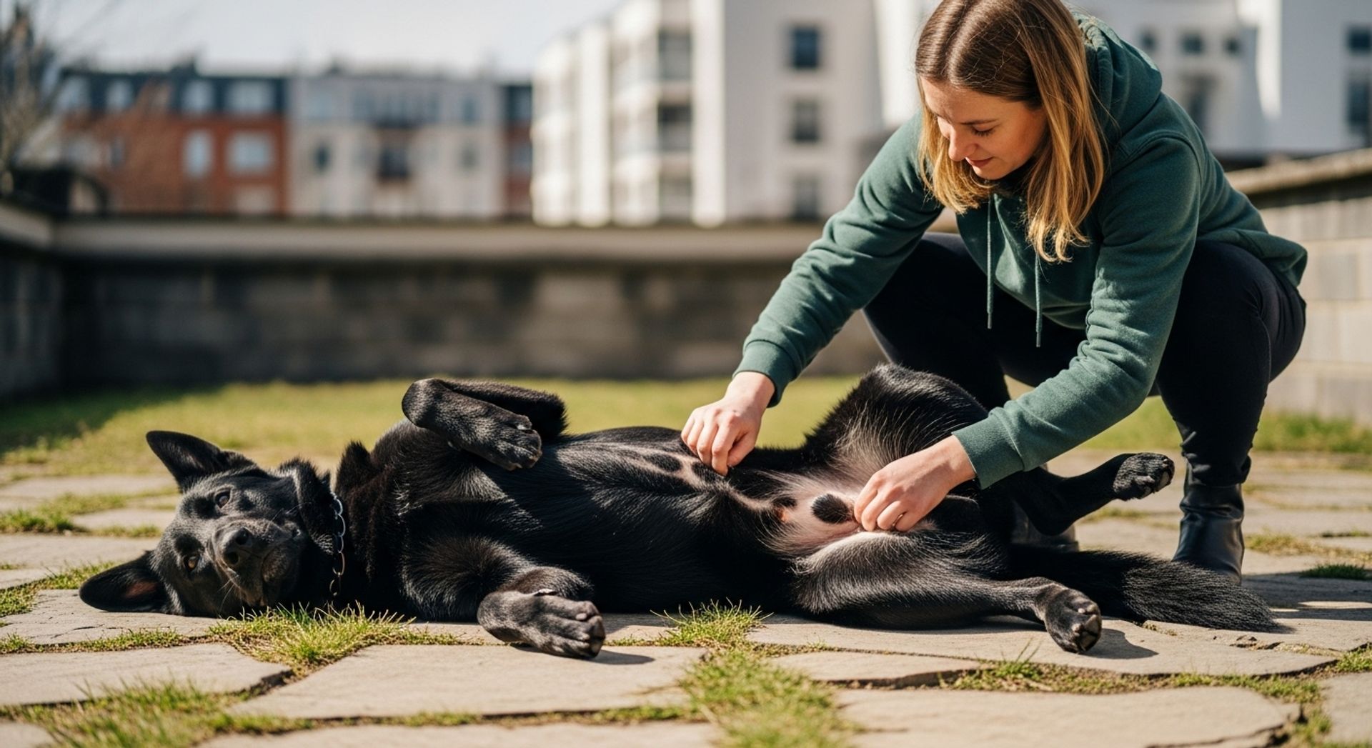 Black Marks on Dog's Stomach: Health Guide
