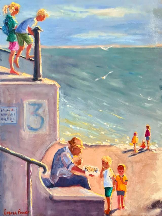 Emma Power Art - Box of Chips | Original oil paintings of Ireland