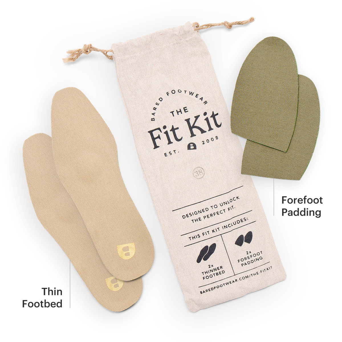 Customise your fit: The Fit Kit | Bared Footwear