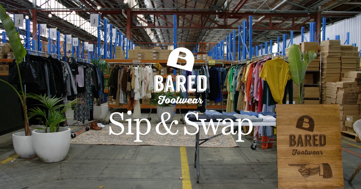 Bared Melbourne Sip & Swap | Bared Footwear
