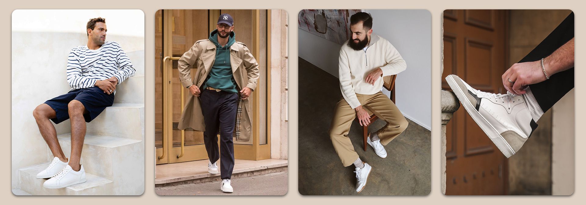 Men’s White Sneaker Style Guide | Bared Footwear