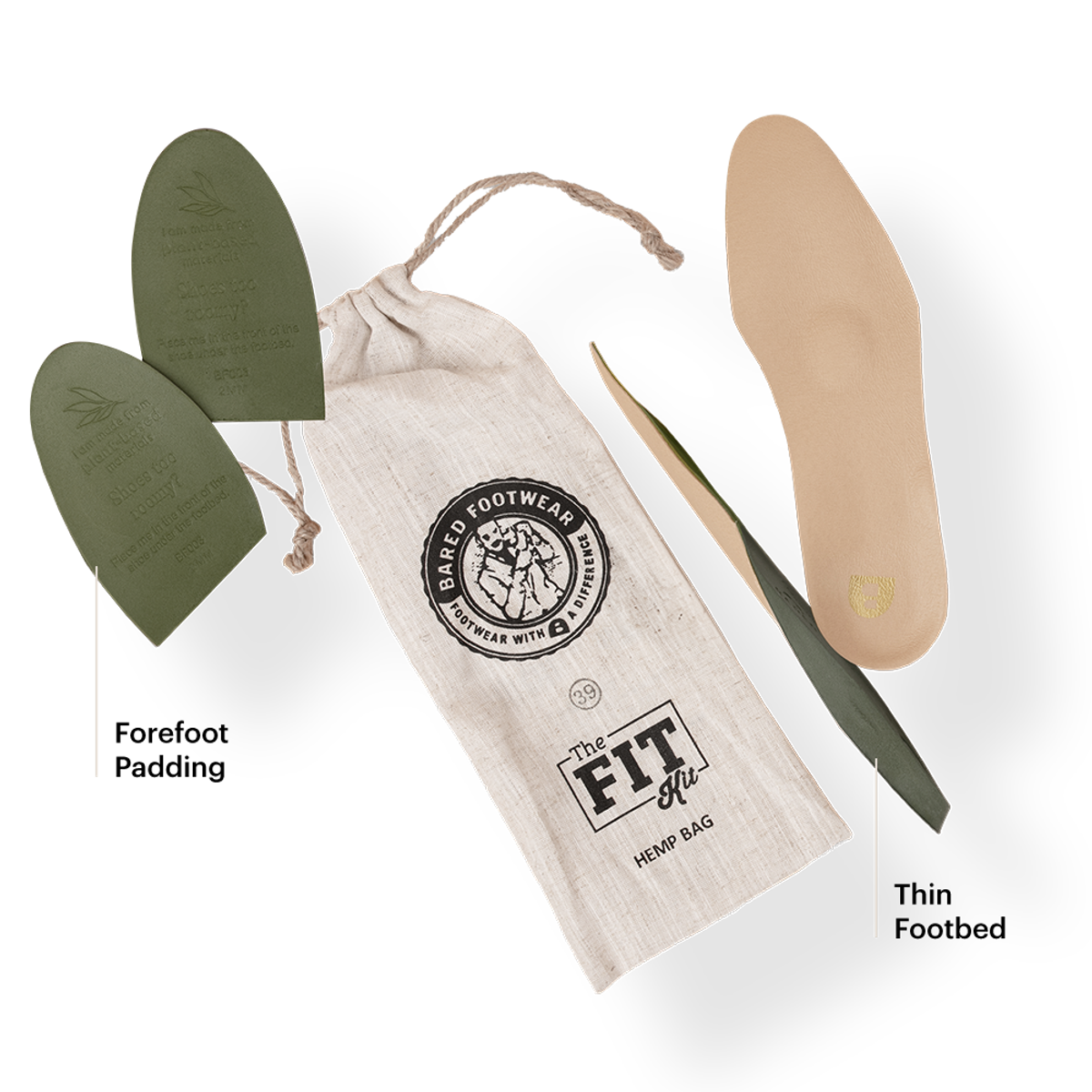 Customise your fit: The Fit Kit | Bared Footwear