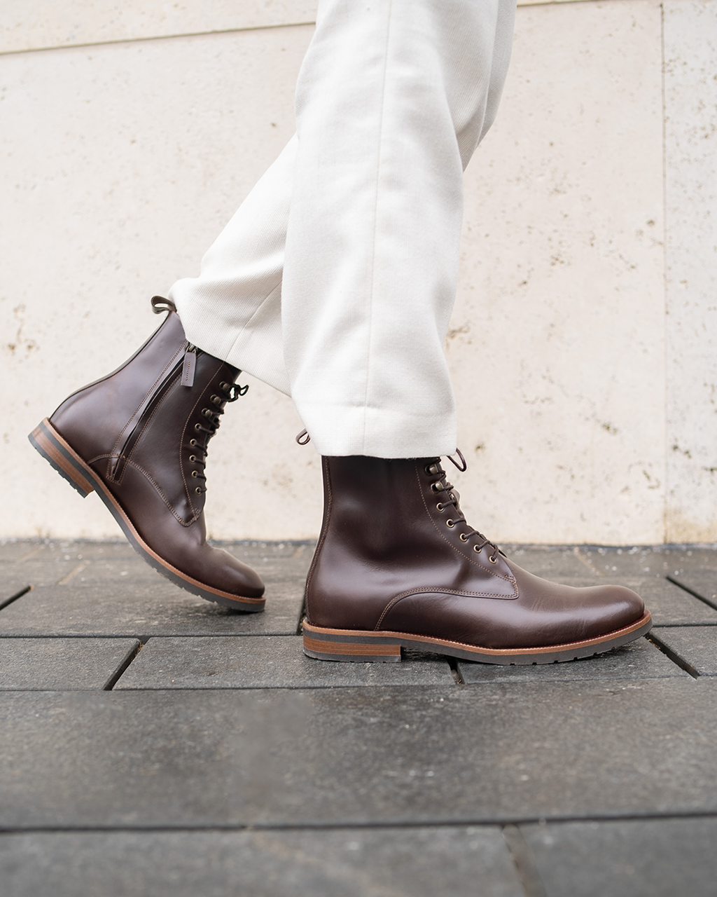Argon Mahogany Leather Boot | Bared Footwear