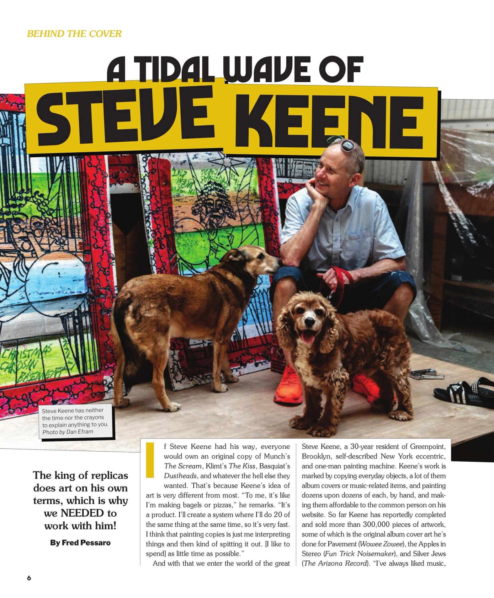 CREEM | A TIDAL WAVE OF STEVE KEENE