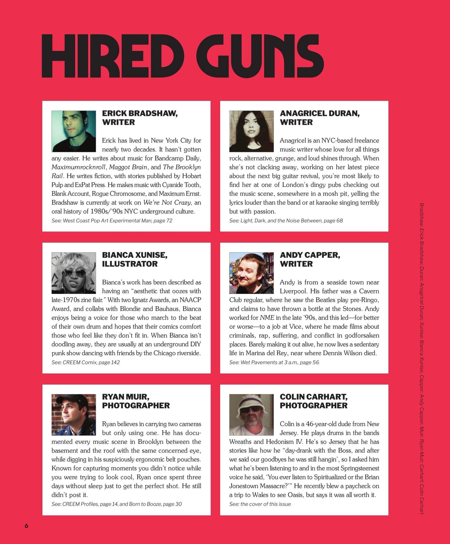 CREEM | HIRED GUNS